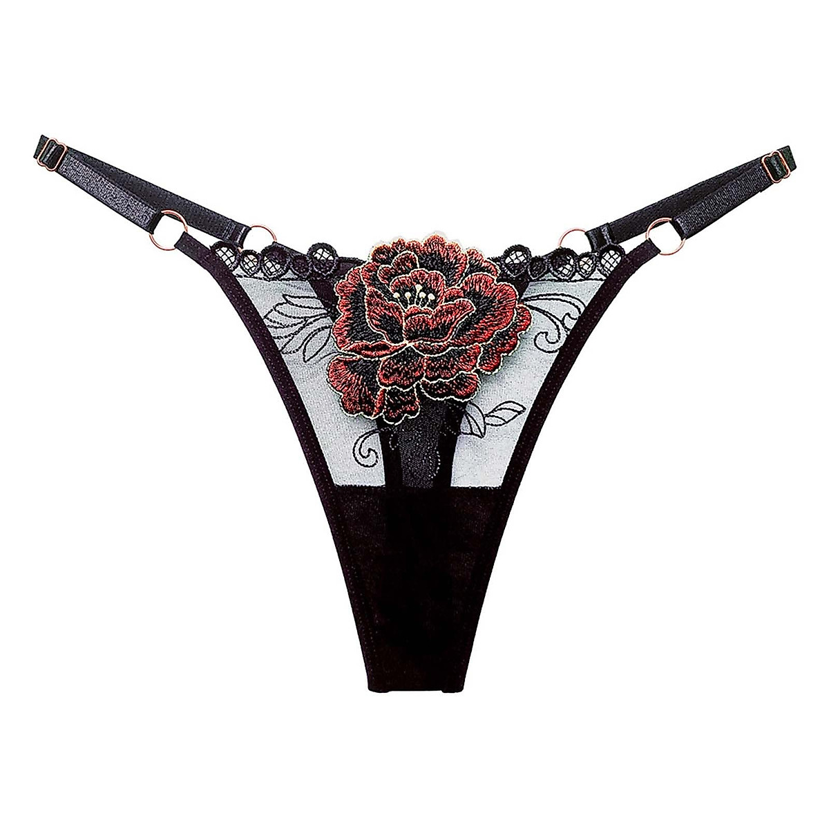 Remote Control Vibe for Woman Panties Women's Comfortable Rose Playful Hollowed Out Sexy Underwear