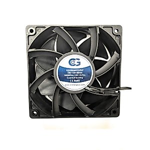 Coolerguys 12vDC Waterproof IP67 Fan (High Speed, 120x38mm)