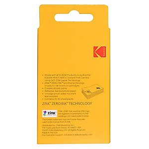 Kodak 2x3ʺ Premium Zink Paper 100 Pack with Soft Case