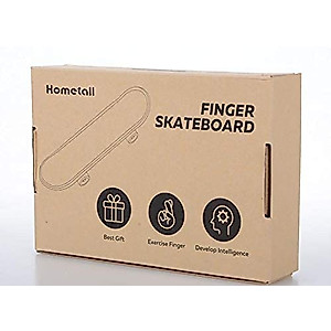 HOMETALL Finger Skateboards for Kids Set of 12, Mini Skateboard Fingerboards 12 Pieces Finger Toys Pack, Gifts for Kids Children Finger Skater