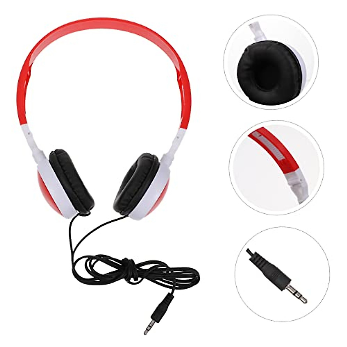 Mikikit Kids Headphones 2 pcs Headphones Computer Headset witeless Earbuds Headphones for Noise Cancelling Headphones Headphones Foldable Stereo Music Headset Noise Cancelling Earbuds