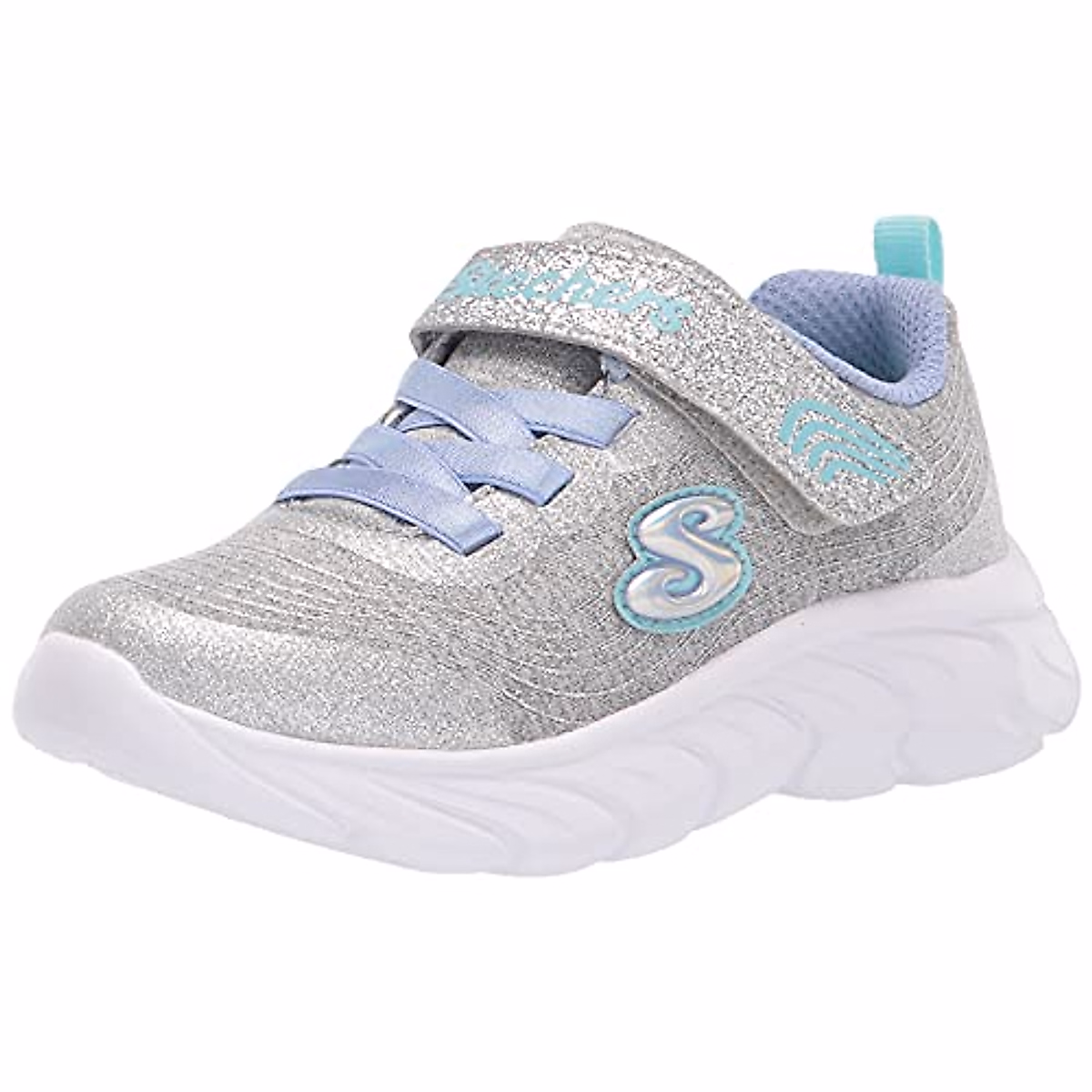 Skechers baby girls 302480n Sneaker, Light Grey, 9 Toddler US