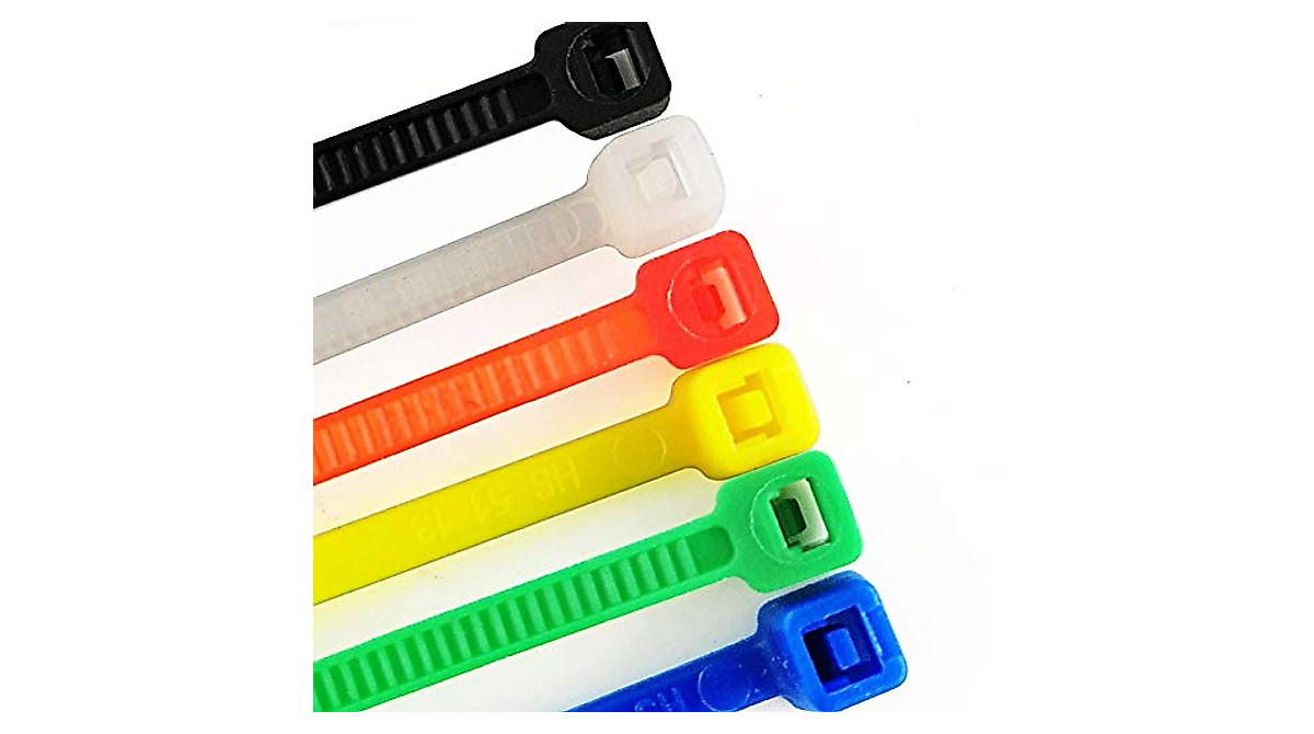1200 Colored Zip Ties - Multi-Purpose Self-Locking Cable Ties for Home ...