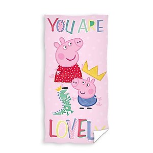 Peppa Pig Beach Towel - Bath Towel - Hand Towel PP215018-R