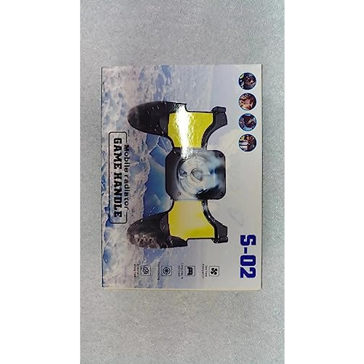 KingTSYU Mobile Game Controller with Clooing Fan, Mobile Gaming Handle with Triggers for 4-6.7" iPhone/Android Phone, Phone Gaming Joystick Gamepad Grip for PUBG/COD/Call of Duty