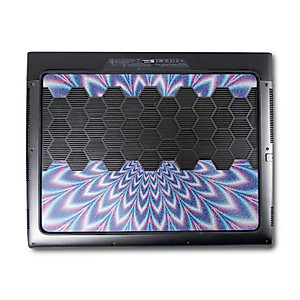 MightySkins Glossy Glitter Skin Compatible With Alienware M18 R1 (2023) Full Wrap Kit - Jitter Illusion | Protective Durable High-Gloss Glitter Finish | Easy To Apply & Change Styles | Made in the USA