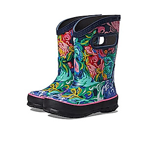 BOGS Rain Boot Garden (Toddler/Little Big Kid), Rose Multi, 4 US Unisex