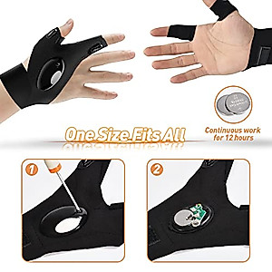 Lenski Gifts for Men, Stocking Stuffers for Adults Men, Flashlight Gloves Mens Christmas Gifts Ideas, Mens Gifts for Dad Him Grandpa, Dad Gifts for Men Who Have Everything, Cool Stuff Gadgets for Men