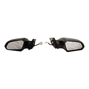 Kool Vue Driver & Passenger Side Power Non-Heated Mirrors for Hyundai Sonata 2018-2019 With Blind Spot Monitor; Without Memory Paintable