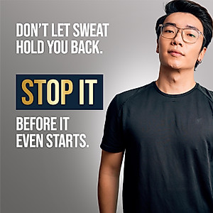 Certain Dri Prescription Strength Clinical Antiperspirant Roll-On, Hyperhidrosis Treatment for Men & Women, Long-Lasting 72hr Protection, Effective Sweat Control, Fragrance Free, 1.2 Fl oz, 3 Pack