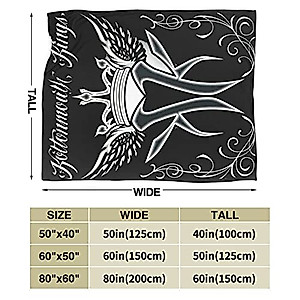 Kottonmouth Music Kings Band Throw Blanket Soft Cozy Flannel Blankets Decor for Bed Couch Living Room Travel Outdoor 80"X60"