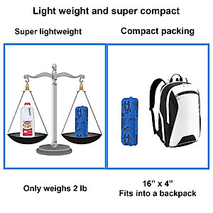 KidzAdventure 2 in 1 Kids Play Tent for Camping | 1 – 2 Person Backpacking Tent | Ultralight Indoor & Outdoors Tents – Adventure Theme