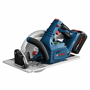 BOSCH GKS18V-25GCB14 PROFACTOR™ 18V Connected-Ready 7-1/4 In. Circular Saw Kit with Track Compatibility and (1) CORE18V® 8 Ah High Power Battery