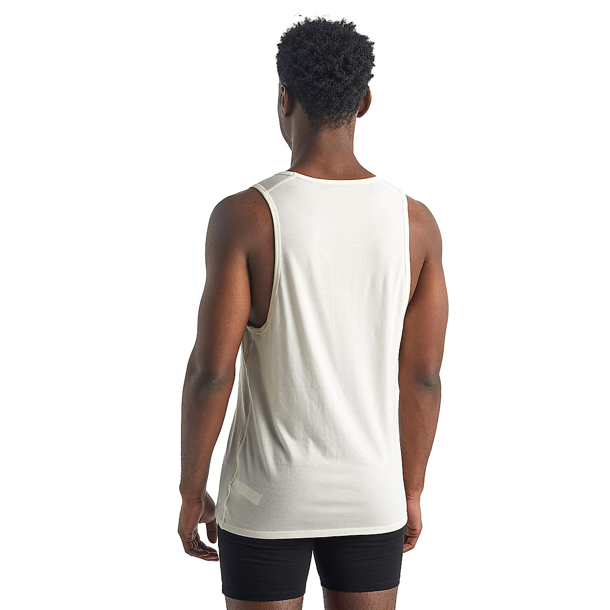 Icebreaker Merino Anatomica Tank Tops for Men, Merino Wool Base Layer - Soft, Stretchy Sleeveless Shirts for Men - Durable Tank Top Undershirt for Daily Wear, Outdoor Activities - Snow, Large