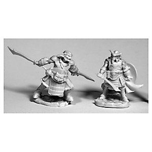 REAPER Miniatures Hobgoblin Veterans #77477 Bones Unpainted Plastic Mini Figure