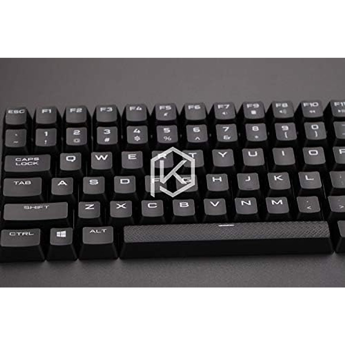 Suitable for Corsair Strafe RGB mk.2 K70 K68 K63 K65 K95 K90 Keyboard keycap, 104 Keys. Spare keycaps for Mechanical Gaming Keyboard