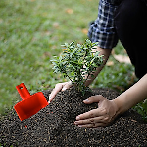 Vikan Remco 63004 Color-Coded Plastic Hand Scoop - BPA-Free Food-Safe Kitchen Utensils, Restaurant and Food Service Supplies, 16 oz, Red