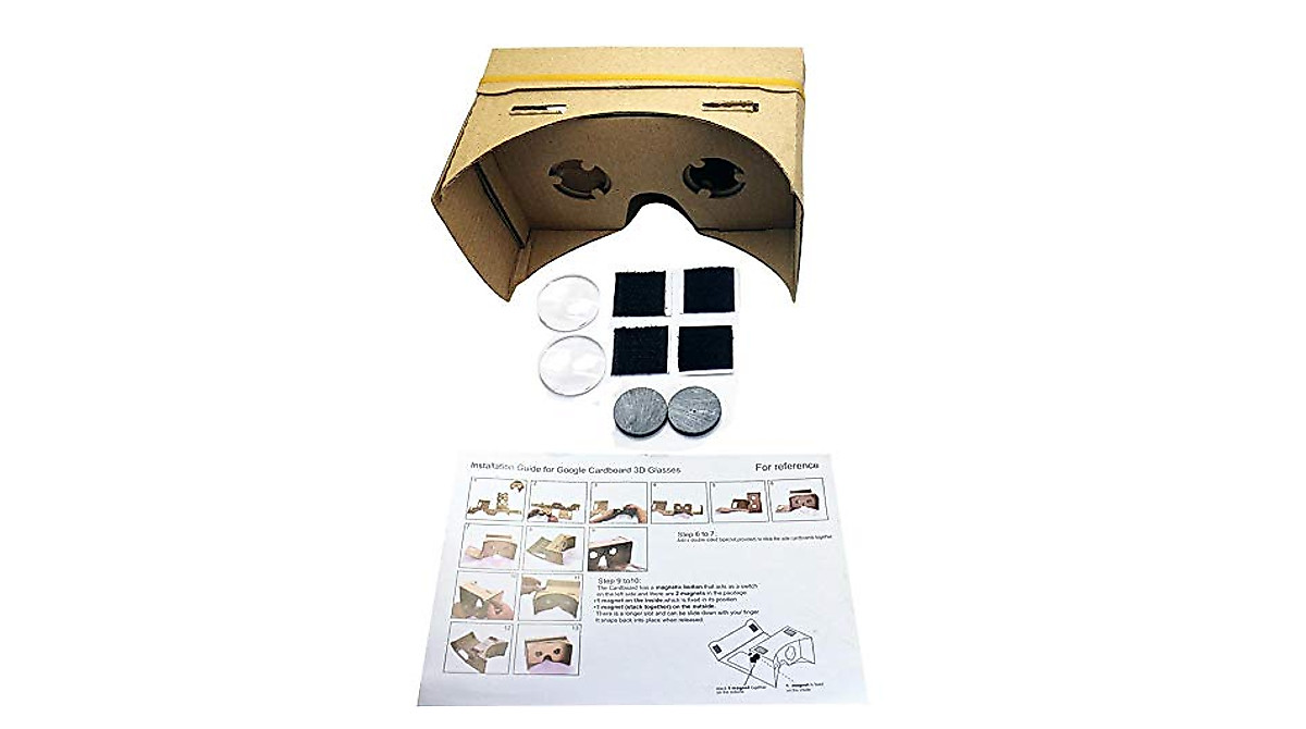 Google Cardboard VR Headsets - 2 Pack for All Smartphones