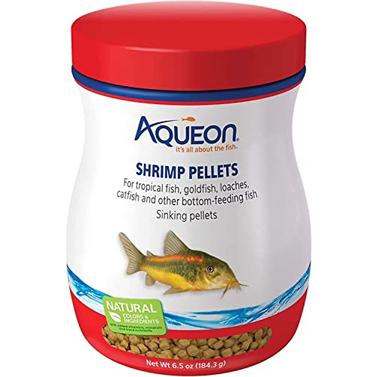 (3 Pack) Aqueon Shrimp Pellets Fish Food, 6.5 Ounces Each