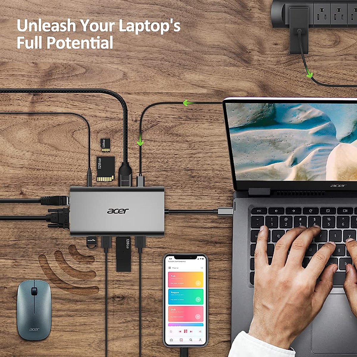 Adap ACER 11-in-1 USB Type C Dongle to 2xUSB 3.0