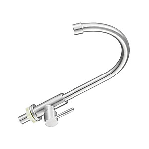 Gadpiparty Waterfalls Outdoor Kitchen Water Faucet Spaghetti Spoon Server Sink Faucets Waterfall Bath Taps Outdoor Faucets Kitchen Water Tap Outdoor Hose Faucet Single Cold Faucet Vertical