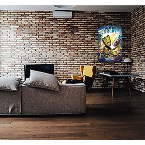 POSTER STOP ONLINE Guardians of The Galaxy Vol. 2 - Movie Poster/Print (I AM Groot - Baby Groot with Mixtape Vol. 2) (Size 24" x 36")