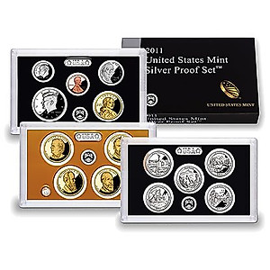 2011 Proofs 2011 Silver Proof Set 14 Deep Cameo Coins Complete Very Good