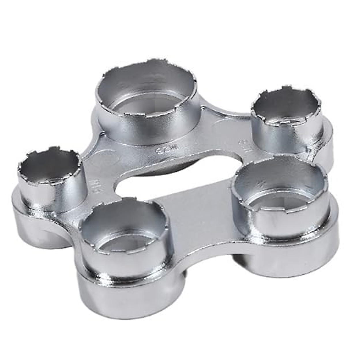 ESPETIO Faucet Aerator Removal Tool 10 in 1 Alloy Universal Metal Aerator Key Wrench Tool for Bathroom or Kitchen, Built-in Faucet Cache Aerators and Male Threads Aerators with Flat Groove