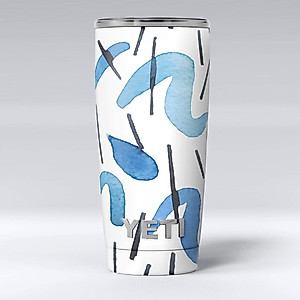 Design Skinz Watercolors Under The Scope - Skin Decal Vinyl Wrap Kit Compatible with The Yeti Rambler Cooler Tumbler Cups
