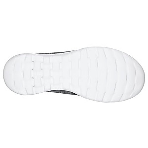 Skechers Performance Women's Go Walk Lite-15433 Boat Shoe,black/white,8 M US