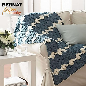 Bernat Softee Chunky School Yard Yarn - 3 Pack of 80g/2.8oz - Acrylic - 6 Super Bulky - 77 Yards - Knitting, Crocheting & Crafts