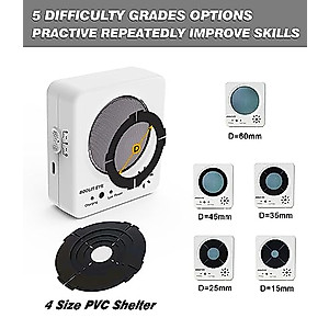 BOOLIT EYE 2nd Generation 9mm Dry Fire Training System, Laser Cartridge and Personal Electronic Target kit Safely Practice Steel Plate Sound and Flash Feedback