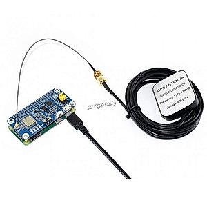 Raspberry Pi GNSS L76X GPS HAT Supports Multi-GNSS Systems GPS BDS QZSS Supports DGPS SBAS Interface UART with External Antenna Industrial PDA Tracking Security System Module @XYGStudy