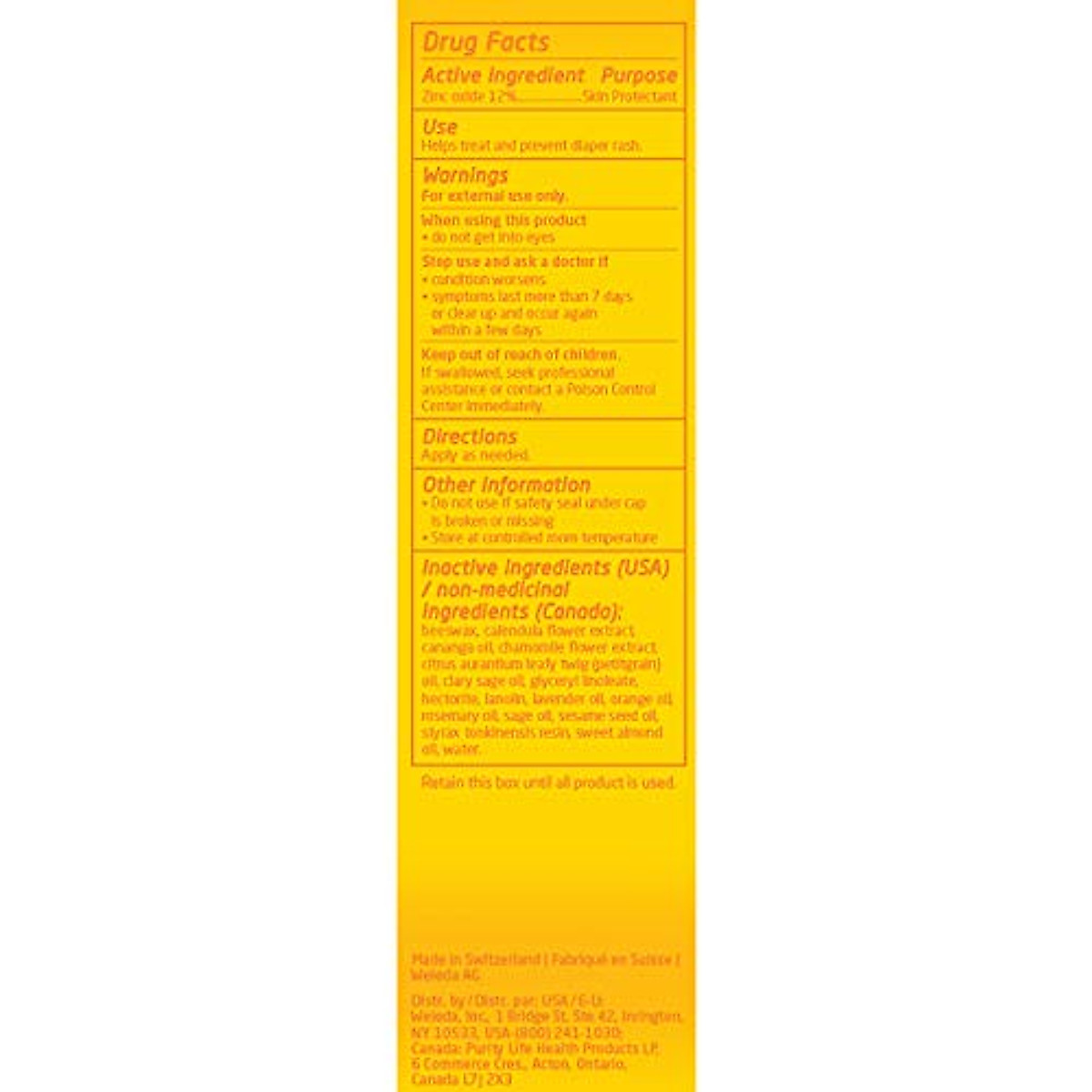 Weleda Calendula Diaper Rash Cream, 2.8 Ounce