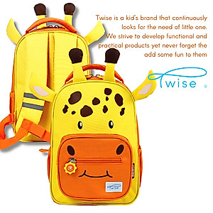 TWISE SIDE-KICK PRESCHOOL BACKPACK FOR KIDS AND TODDLERS (GIRAFFE)