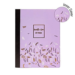Pukka Pad, Composition Notebooks - 3 Pack of Journals Featuring 140 Pages of College Ruled 80GSM Paper with Sturdy Cover Stock - 9.75 x 7.5in - Rochelle and Jess