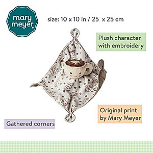 Mary Meyer Soothie Security Blanket, 10 x 10-inches, Sweet Latte