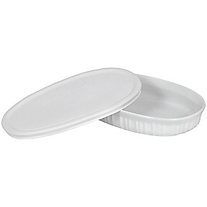 CorningWare French White 23-Ounce Oval Dish