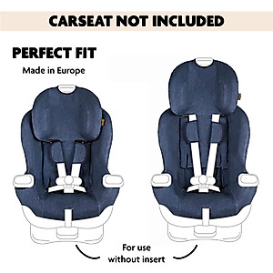 UKJE Liner Car Seat Cover Compatible with Graco Extend2Fit Convertible Car Seat, CPSC Standard Compliant, Toddler & Child Protector, Car Seat Cover Liner, Washable Car Seat Cover - (Blue)