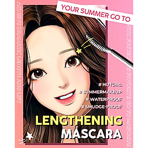 AMTS x Webtoon True Beauty, Natural Lengthening Black Mascara Volume and Length, Tubing Mascara Waterproof, Lash Extension, No Smudge, No Flaking, Korean Makeup Kbeauty Kdrama