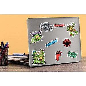 Teenage Mutant Ninja Turtles Sticker Pack Die Cut Vinyl Large Deluxe TMNT Stickers Variety Pack - Laptop, Water Bottle, Scrapbooking, Tablet, Skateboard, Indoor/Outdoor - Set of 100