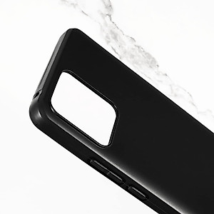 for Motorola ThinkPhone 5G Case, Soft TPU Back Cover Shockproof Silicone Bumper Anti-Fingerprints Full-Body Protective Case Cover for ThinkPhone by Motorola (6.60 Inch) (Black)