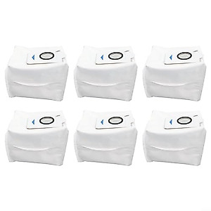 6PCS Dust Bags For ECOVACS For DEEBOT DDB030025 X2 Omni Robot Vacuum Cleaner, Vacuum & Dust Collector Bags Accessories