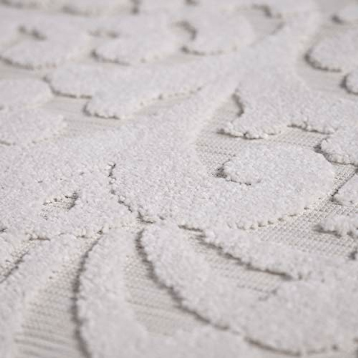 My Texas House by Orian Indoor/Outdoor Bluebonnets Area Rug, 7'9" x 10'10", Natural