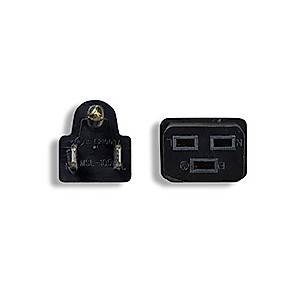 Cablelera North American Power Cord Extension, NEMA 5-15P to C19, 6', 14 AWG, 15A, 125V (ZWACPFAC-06)