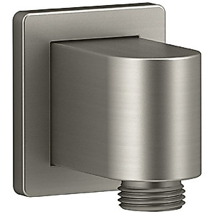 KOHLER K-98350-BN Awaken Wall-Mount Supply Elbow, Vibrant Brushed Nickel,2.25 x 2.00 x 2.31 inches