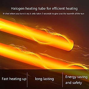 MIDAT Solar Heater for Greenhouse, 750W/1500W, Low Noise, Electric Outdoor Aluminium Ceiling Mounted Garden Table Top Patio Restaurant, Bar, 17IN