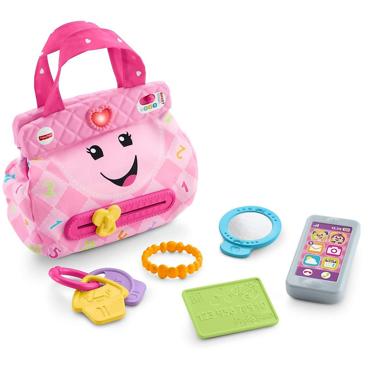 Fisher-Price Laugh & Learn My Smart Purse Bundled with Fisher-Price Laugh & Learn Sweet Manners Tea Set