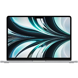 Mid 2022 Apple MacBook Air with Apple M2 Chip (13.6-inch, 8GB RAM, 256GB SSD) - Silver (Renewed)