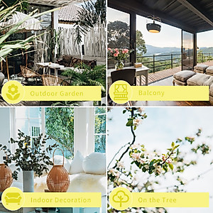 H&D HYALINE & DORA Crystal Prisms Suncatcher Window Hanging Pendant Glass Prisms Decor Wind Chime Rainbow Sun Catcher for Home Garden Porch